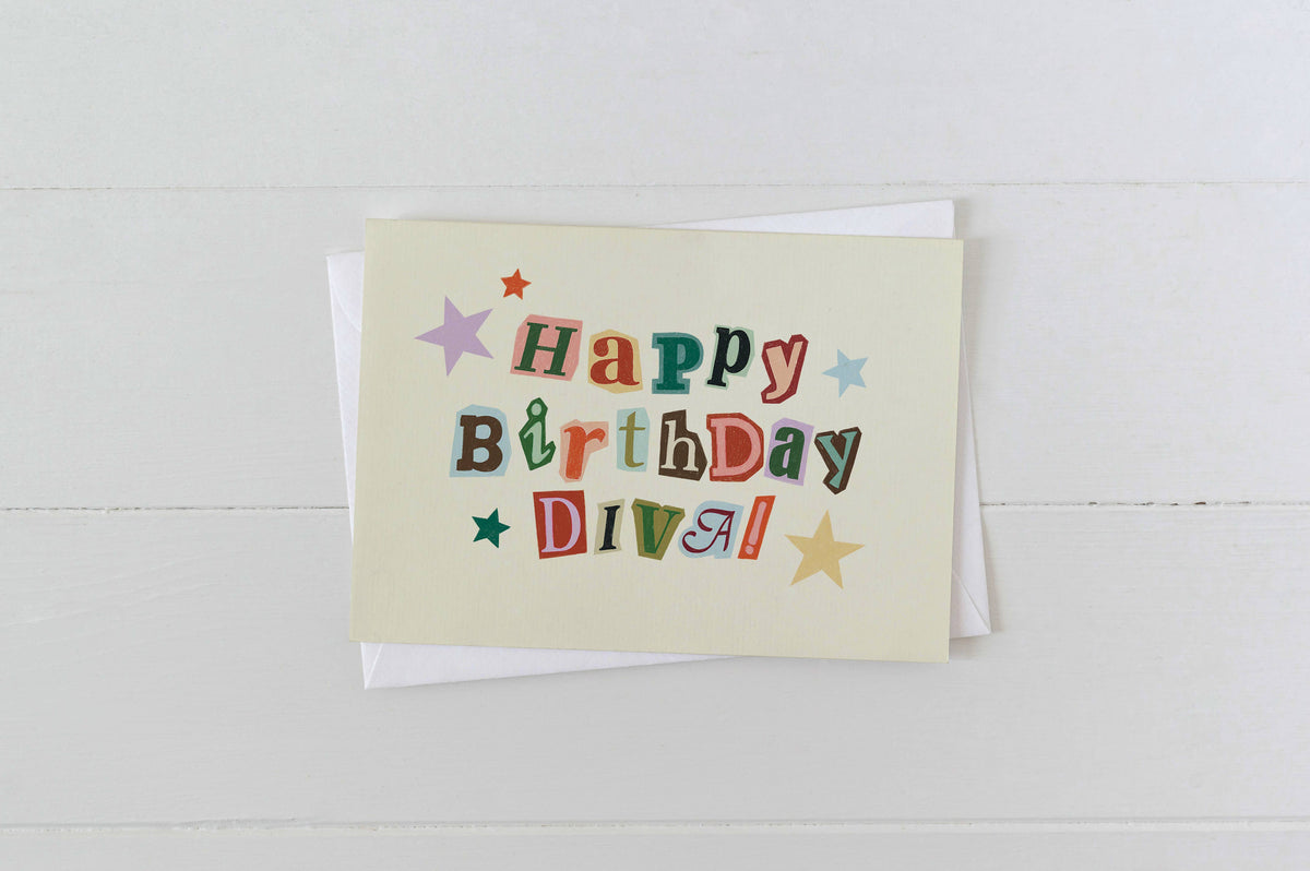 Happy Birthday Diva! Birthday Greeting Card – hanson road