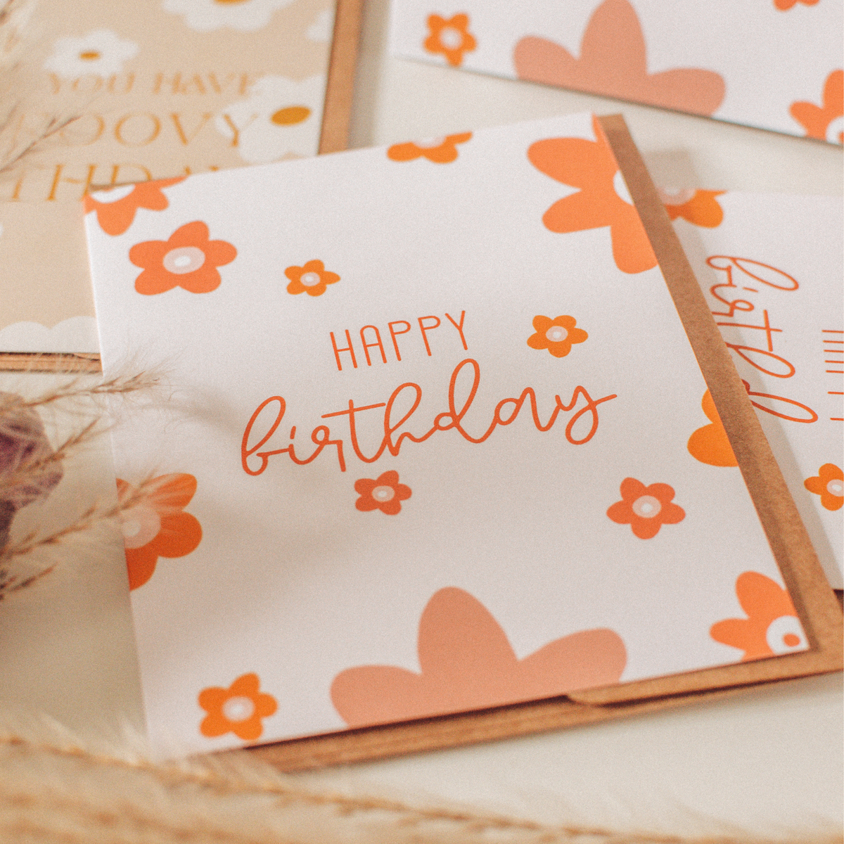 Happy Birthday Card | Boho Flowers – hanson road